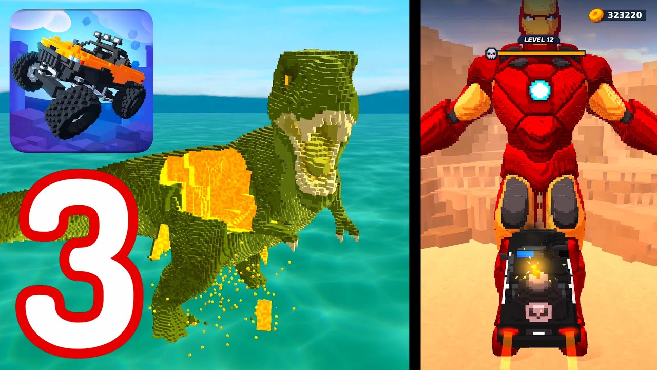 Monster Demolition-(Gameplay 3)-Niveles 11-12-13-14-15 - YouTube