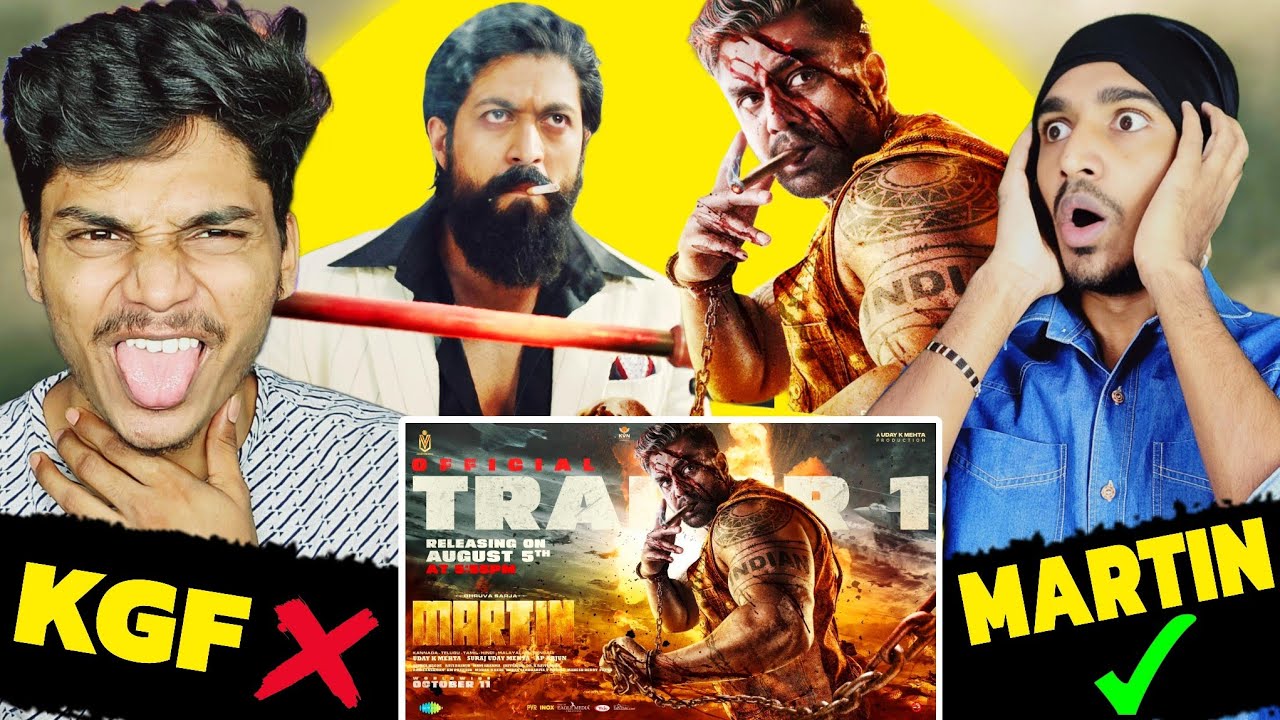 #Martin Trailer 1 REACTION | Dhruva Sarja | AP Arjun | Uday K Mehta ...