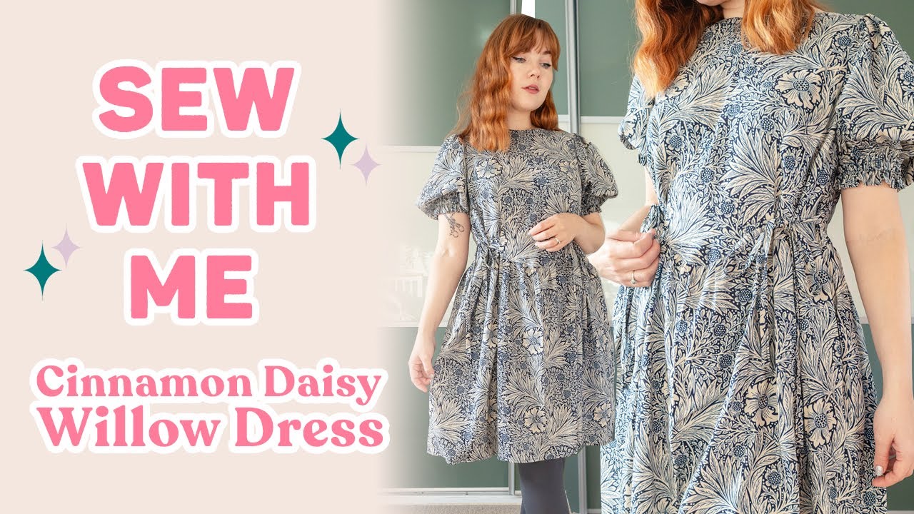 SEW WITH ME | Cinnamon Daisy Willow Dress Sewing Pattern - YouTube