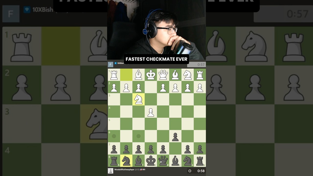 FASTEST CHECKMATE EVER - YouTube