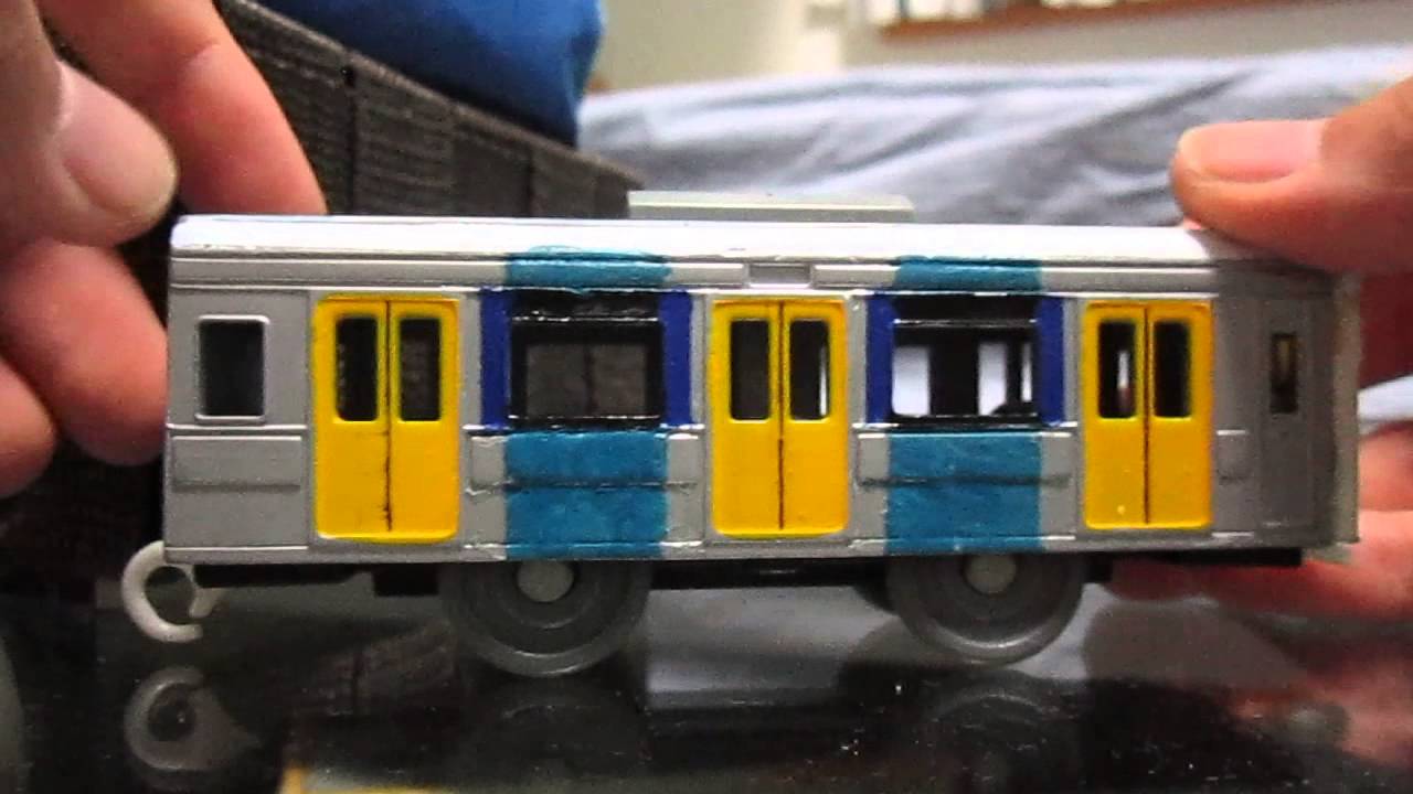改造プラレール 水郡線 キハE131系・キハE132系 - YouTube