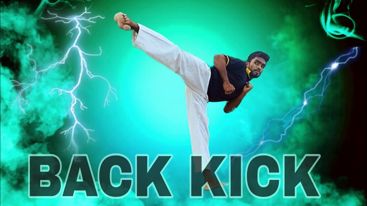Back Kick Tutorial || How To Do Back Kick || Martial Arts Kicking ...
