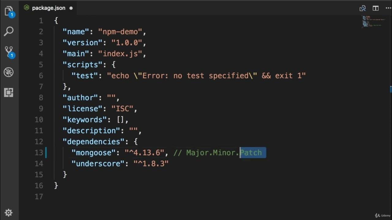 Node.js #27 - Semantic Versioning [By Mosh Hamedani] - YouTube
