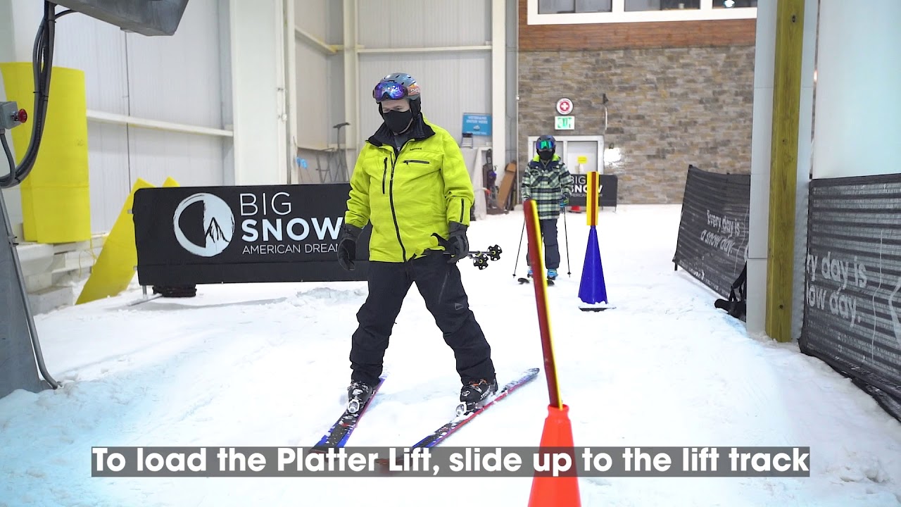 How to Ride the Platter Lift - YouTube