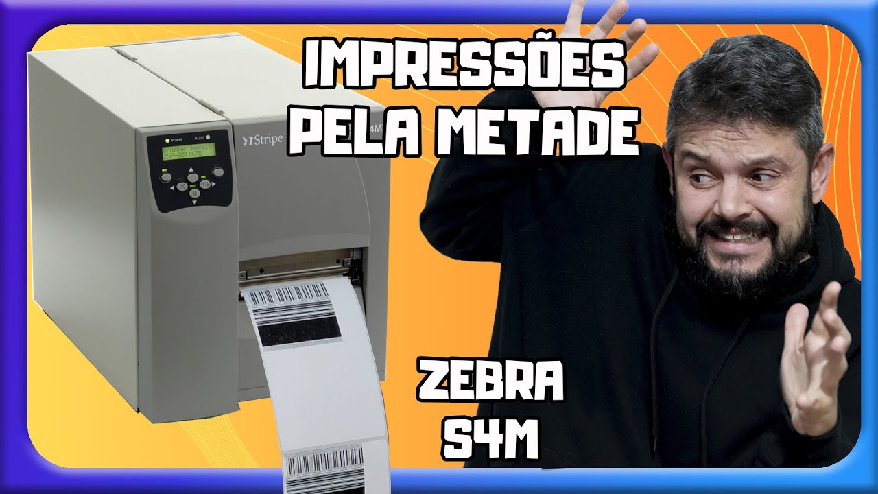 Etiquetas imprimindo pela metade - Como Resolver - Zebra S4M - YouTube