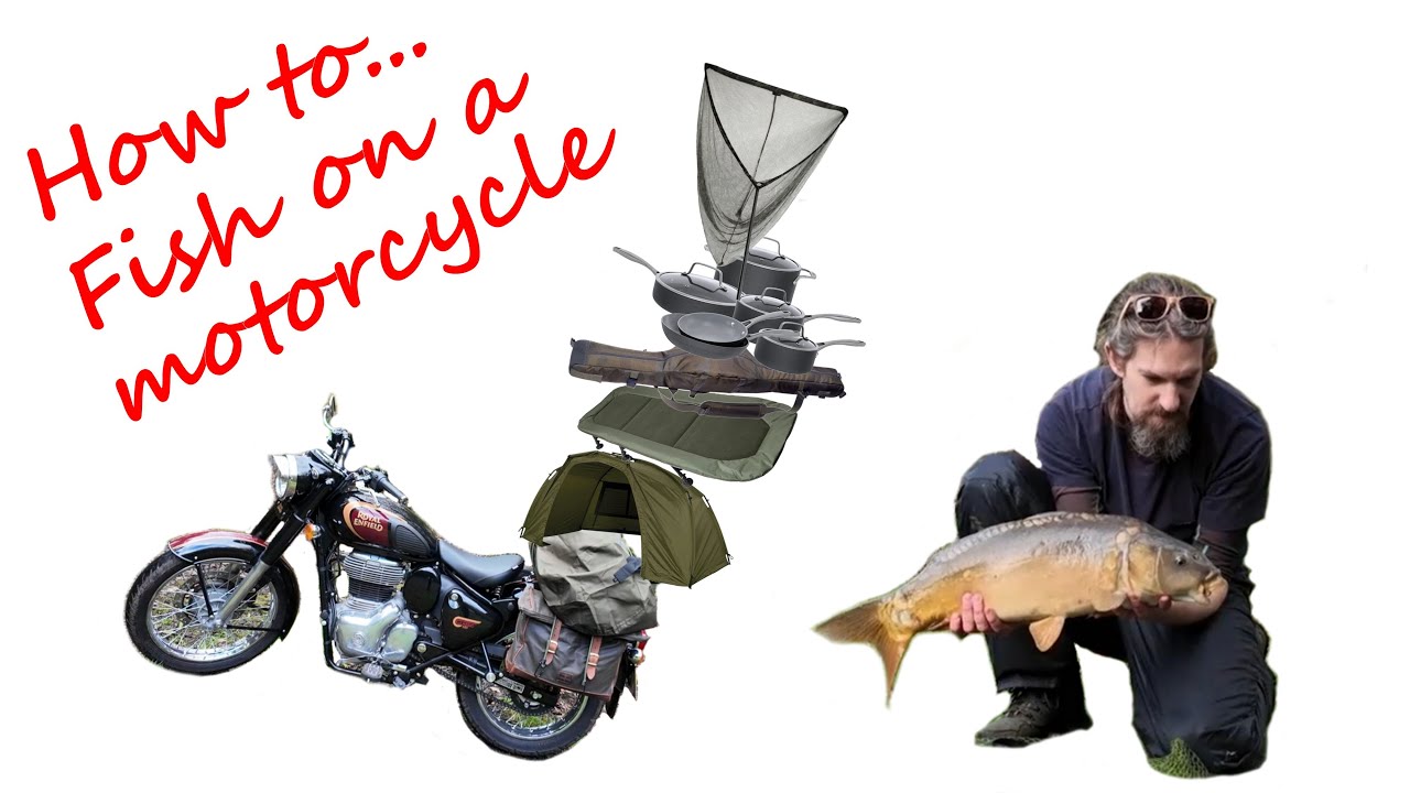 How to go fishing on a motorcycle. - YouTube