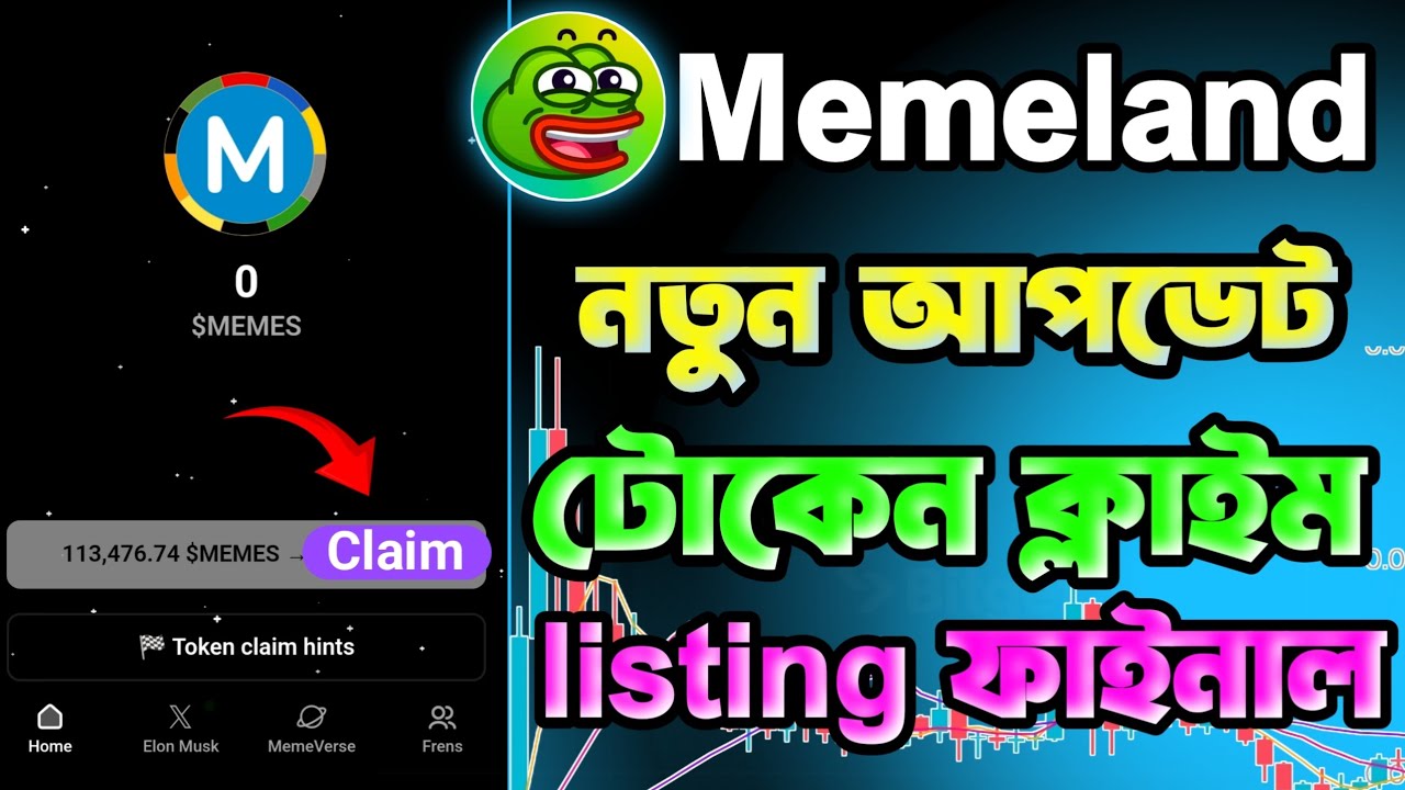 Airdrop Withdraw date | Memeland big new update | Memeland memes token ...