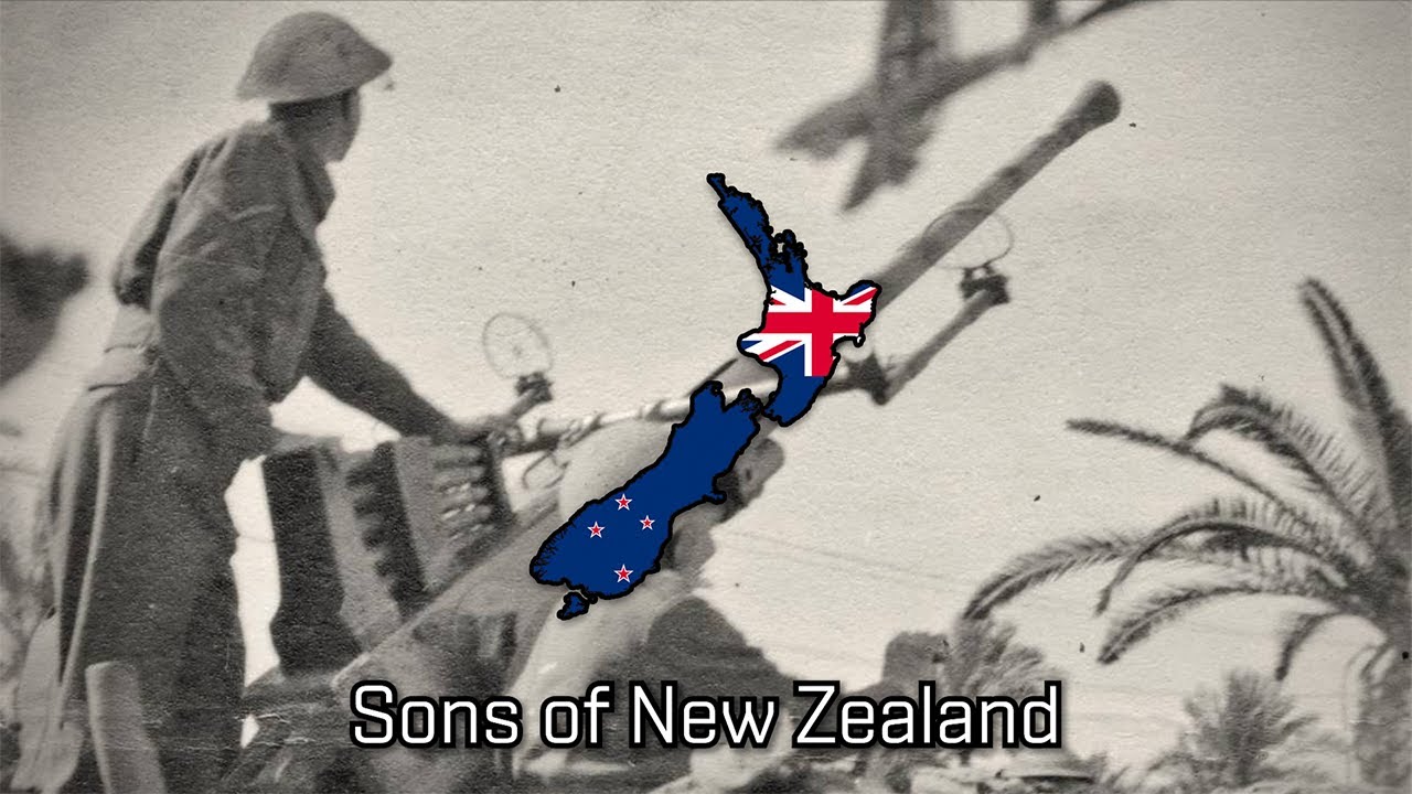 "Sons of New Zealand" - New Zealand WW1 March - YouTube
