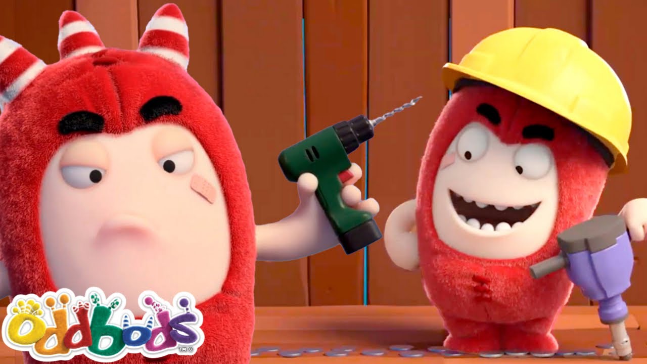 ODDBODS | Let's Build & Construct | Cartoons For Children - YouTube
