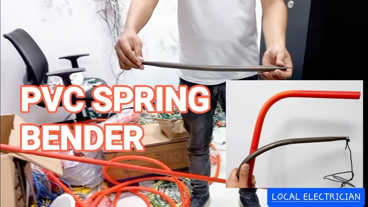PVC Spring Bender Demo | Electrical Conduit Bending | Local Electrician ...