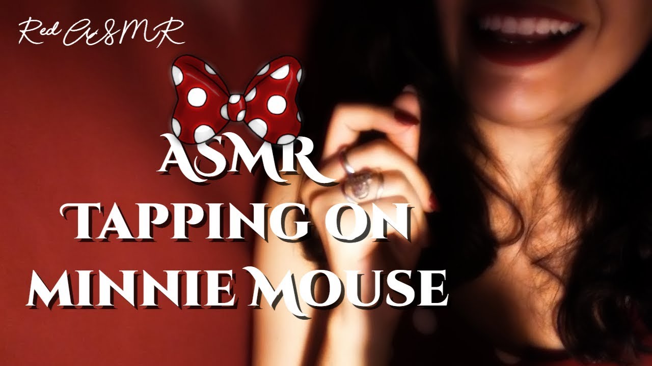 ASMR English │ TAPPING ON MINNIE MOUSE OBJECTS │ Red ASMR - YouTube
