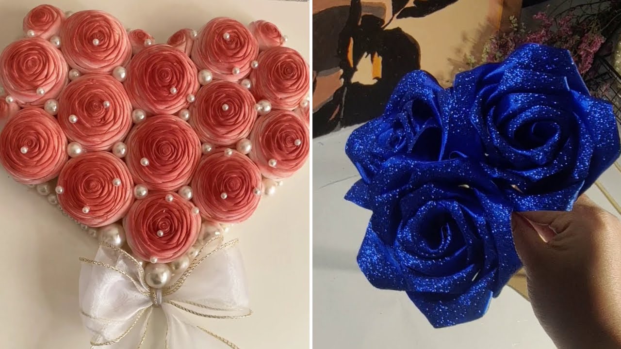 How to make a rose with a tissue | DIY paper roses | Easy and Beautiful ...