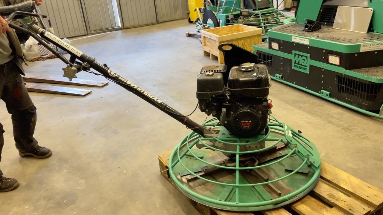 Köp Glättningsmaskim Whitman J36H90H 9 hk på Klaravik - YouTube