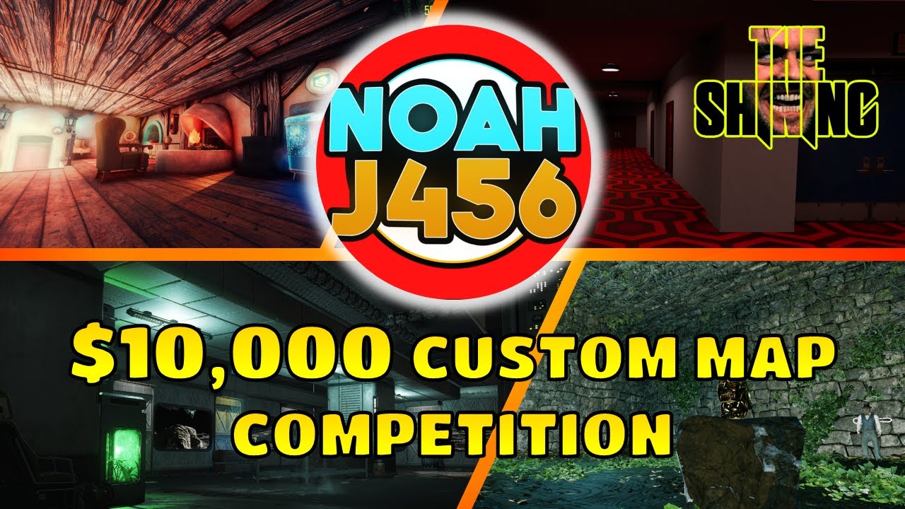 Playing CUSTOM MAPS from the NOAHJ456 $10,000 MAPPING CONTEST... - YouTube