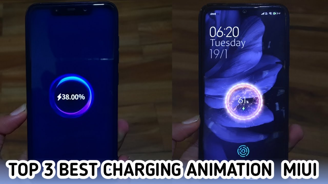 Top 3 best charging animation themes for Miui Devices | 2021 Top Miui ...