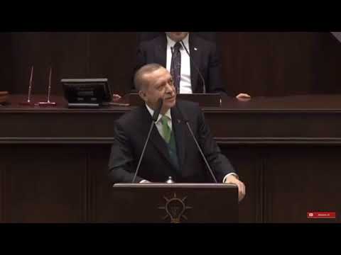 Cumhurbaşkanına gurup toplantısında şiir okuyan cocuk