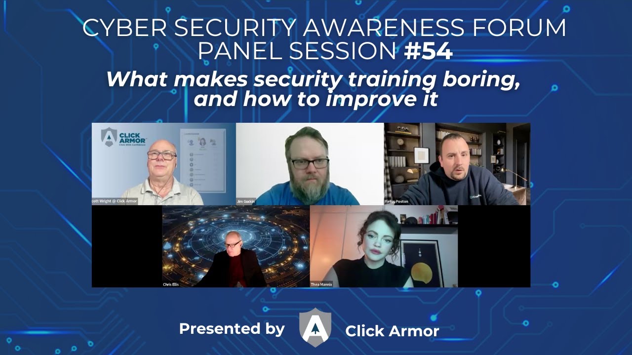 What makes security training boring, and how to improve it - YouTube