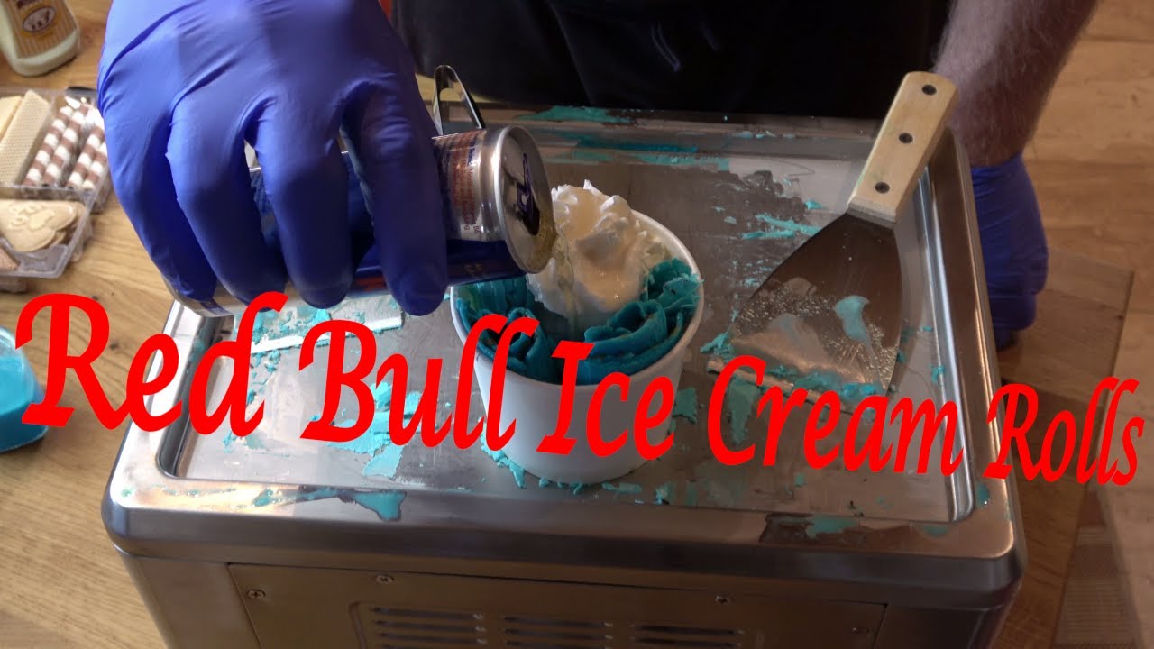 Red Bull Ice Cream Rolls - Der Grilljunky 553 - YouTube