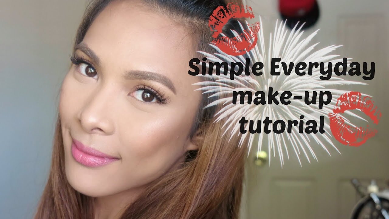 Tutorial: Simple everyday makeup - YouTube
