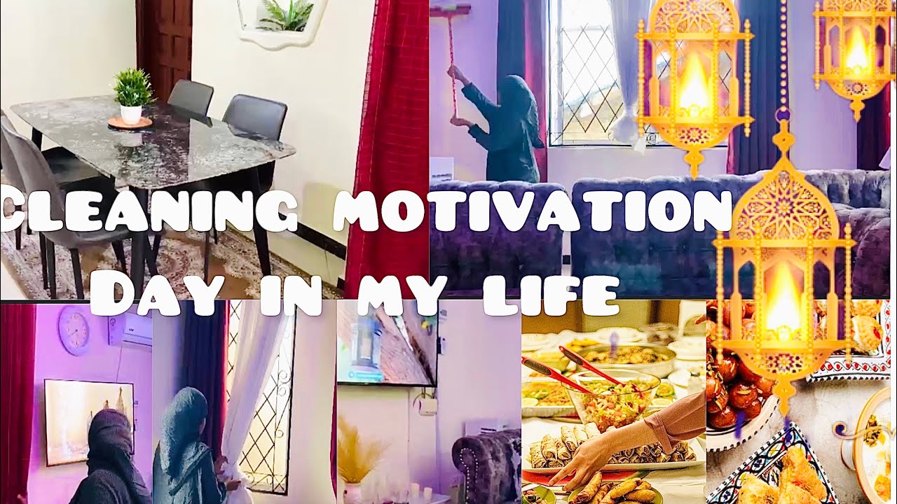 NADAAFAD RAMADAAN ROUTINE DAY4 cleaning motivation day in my life - YouTube