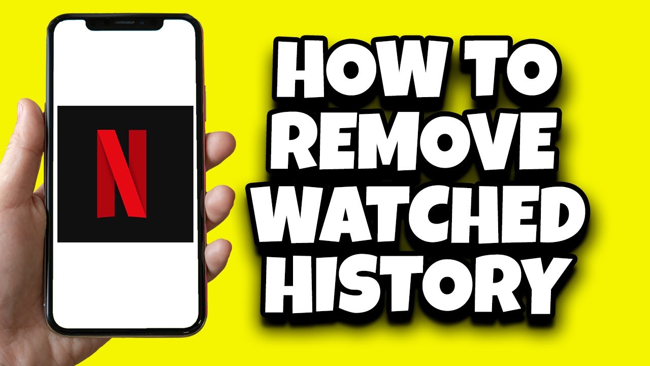 How To Delete Watched History On Netflix (New Method) - YouTube