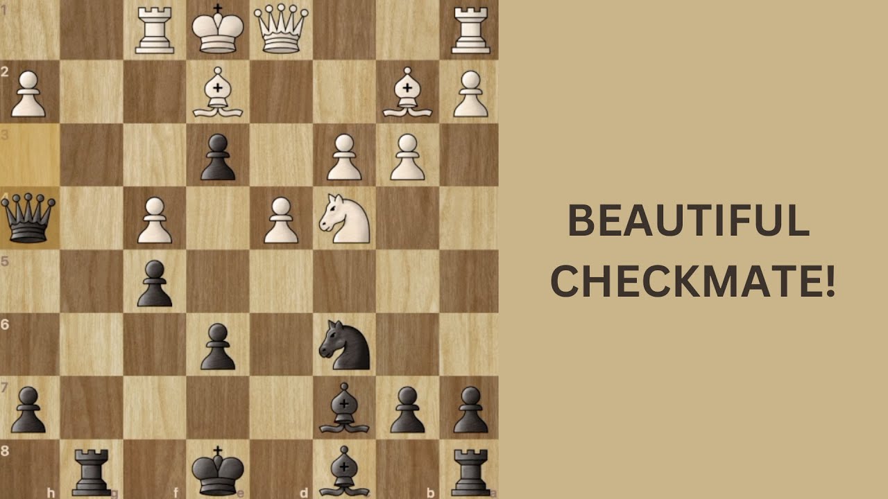 [Tactics] BEAUTIFUL CHECKMATE! - YouTube
