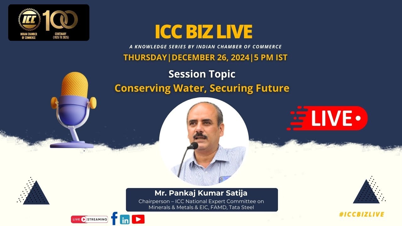 ICC BIZ Live, a knowledge series by Indian Chamber of Commerce - YouTube