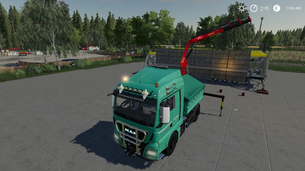 LS19 Kirmes aufbau mit Fhargeschäften und vielen Ständen #ls19 #mods ...