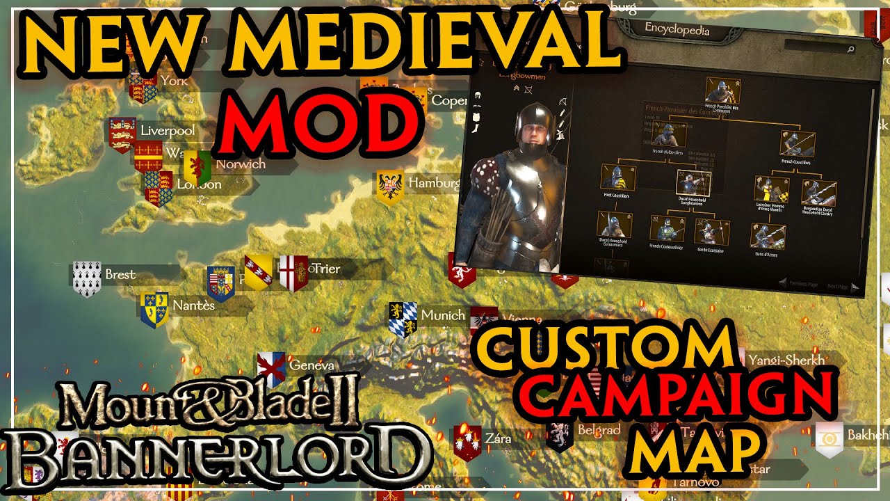 The New Medieval Custom Campaign Mod For Bannerlord Looks EPIC - YouTube