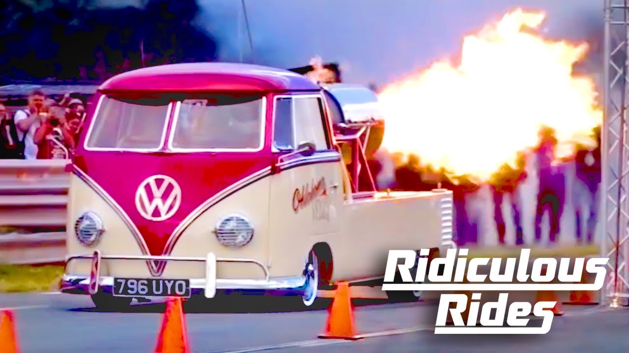 The Jet-Powered VW Camper Van | RIDICULOUS RIDES - YouTube