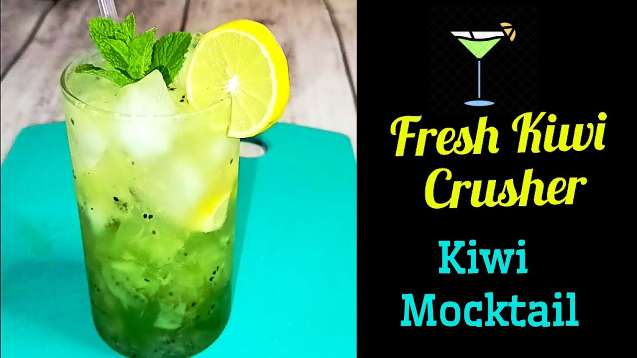Kiwi crusher| Fresh kiwi Mojito| sprite drink shots ...