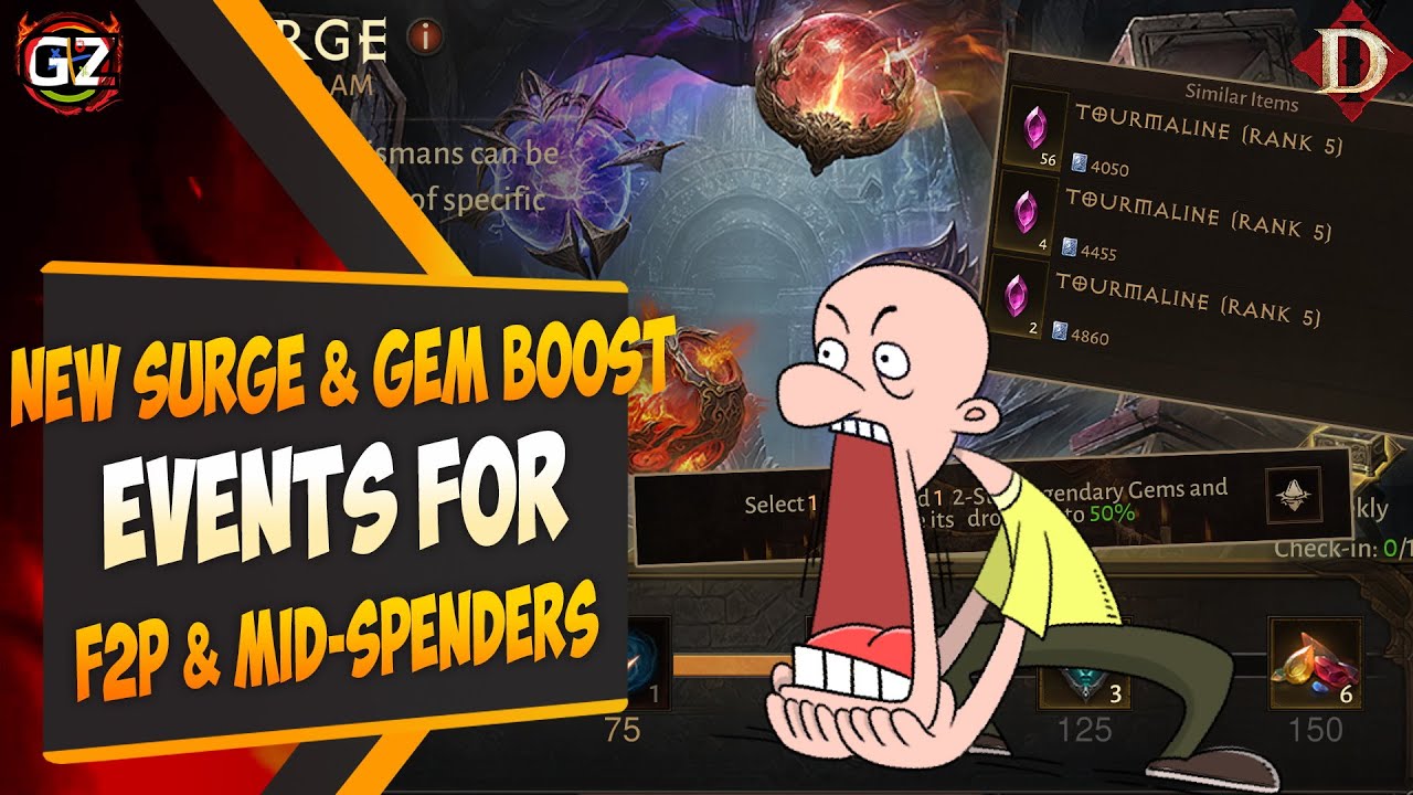 Cosmos Surge, Legendary GEM BOOST & Normal Gem Split - F2P & Mid ...