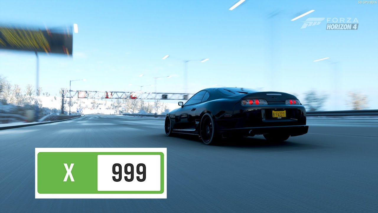 X999 Toyota Supra | 1600+ HP | Forza Horizon 4 - YouTube