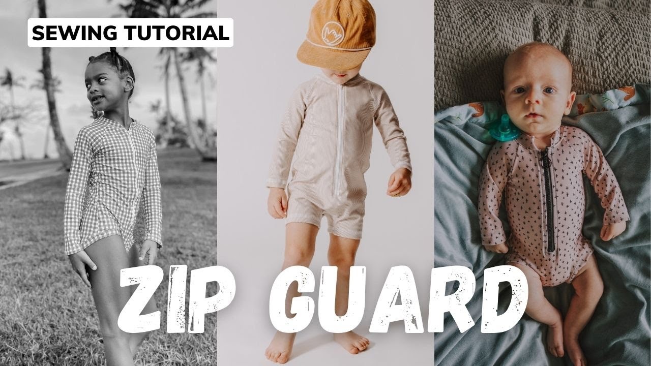 BEGINNER-FRIENDLY Zip Guard Swimsuit: Lowland Kids Sewing Tutorial ...
