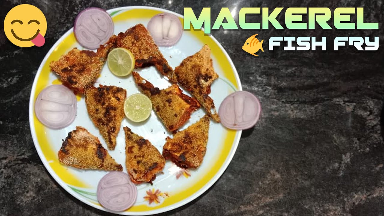 How to make Crispy Mackerel Fish Fry | Masala Rawa Bangda Fry - YouTube