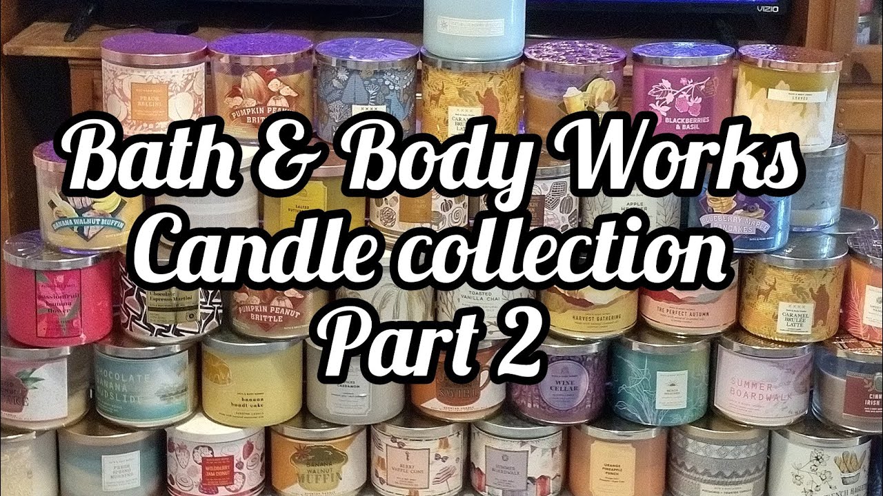 Bath and Body Works Candle collection & Mini reviews part 2 - YouTube