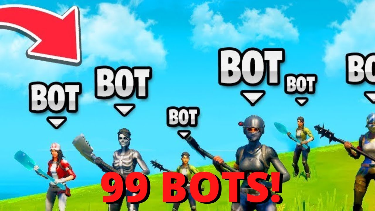 COMO JOGAR APENAS CONTRA BOTS NO FORTNITE! BATTLE ROYALE NO MODO ...