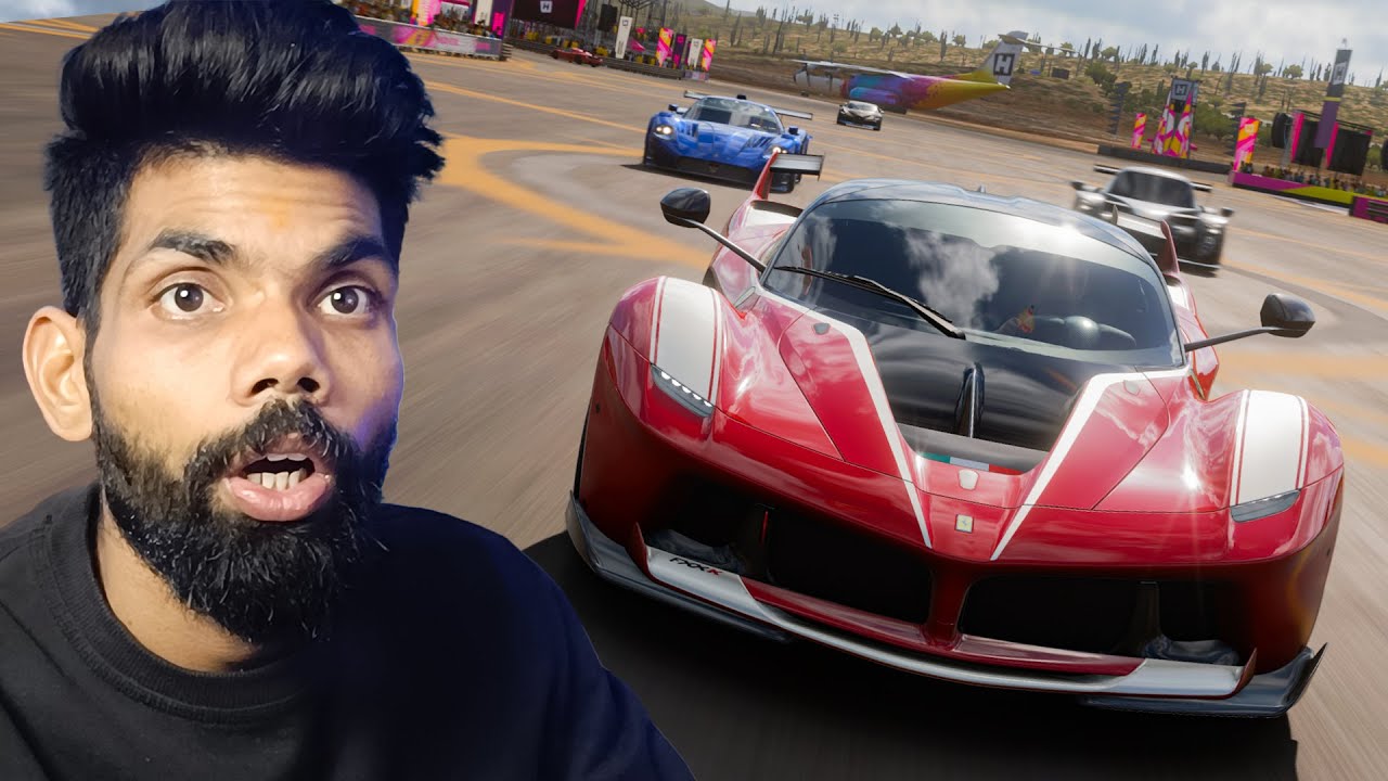 Ferrari FXX K VS Super Cars Race In Forza Horizon 5 - YouTube