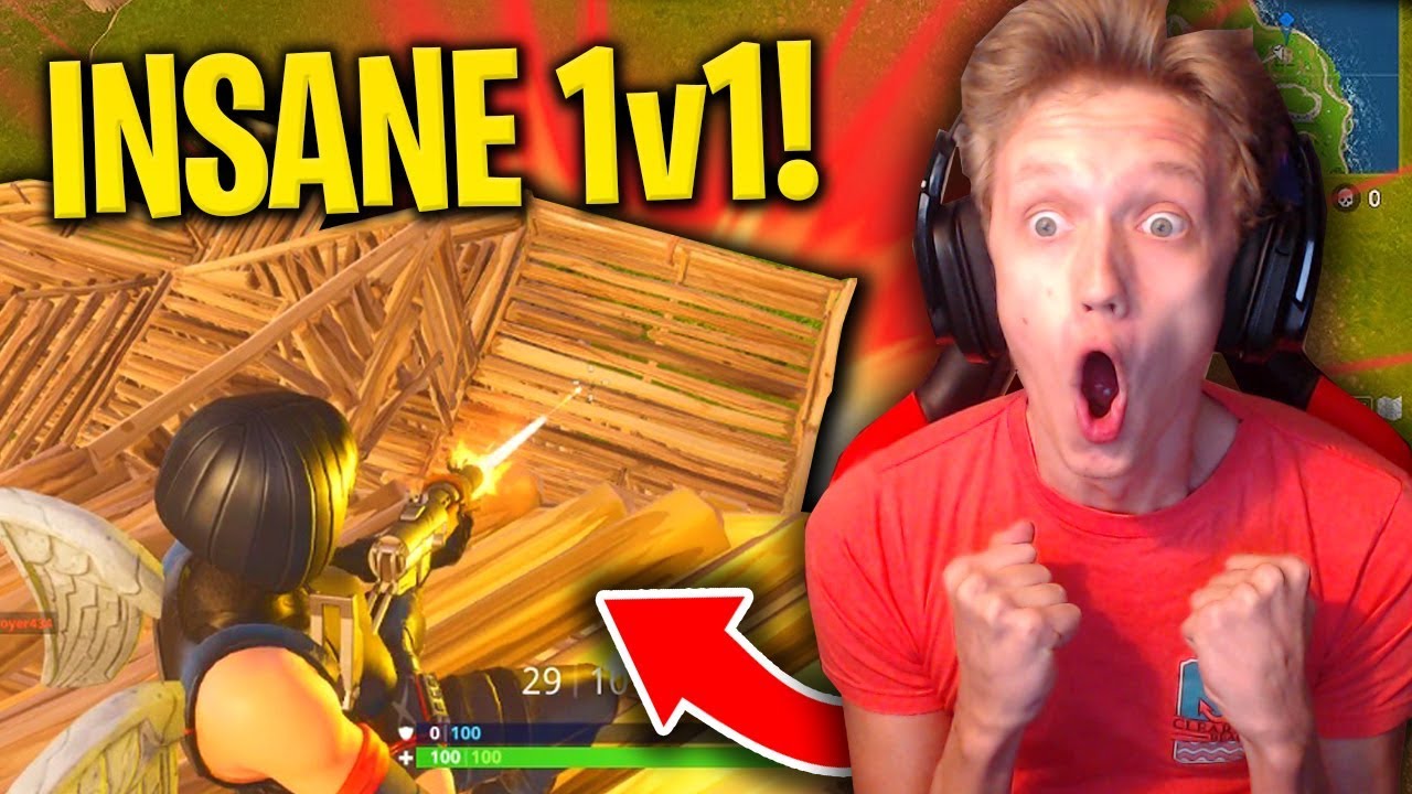 MY MOST INTENSE 1v1 FIGHT in Fortnite: Battle Royale! (HUGE FORT 1v1 ...
