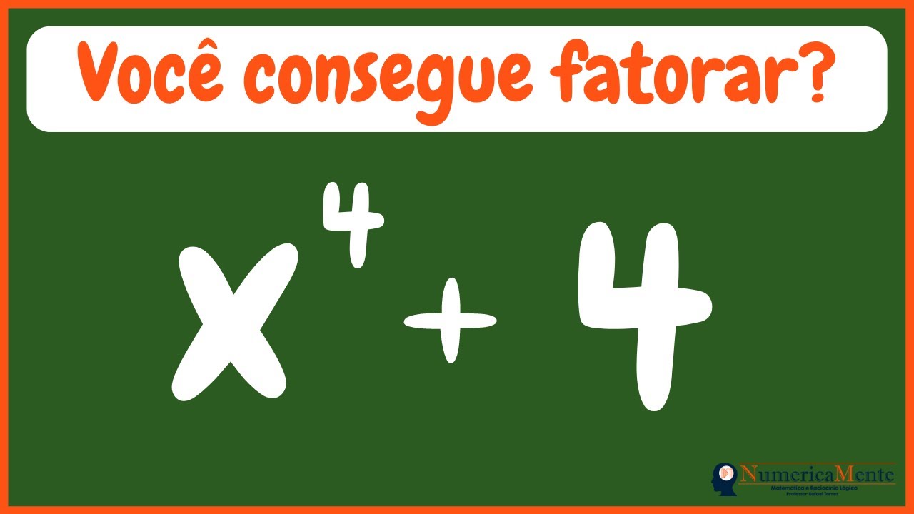 🔥 MATEMÁTICA | Você consegue fatorar esta expressão algébrica? - YouTube