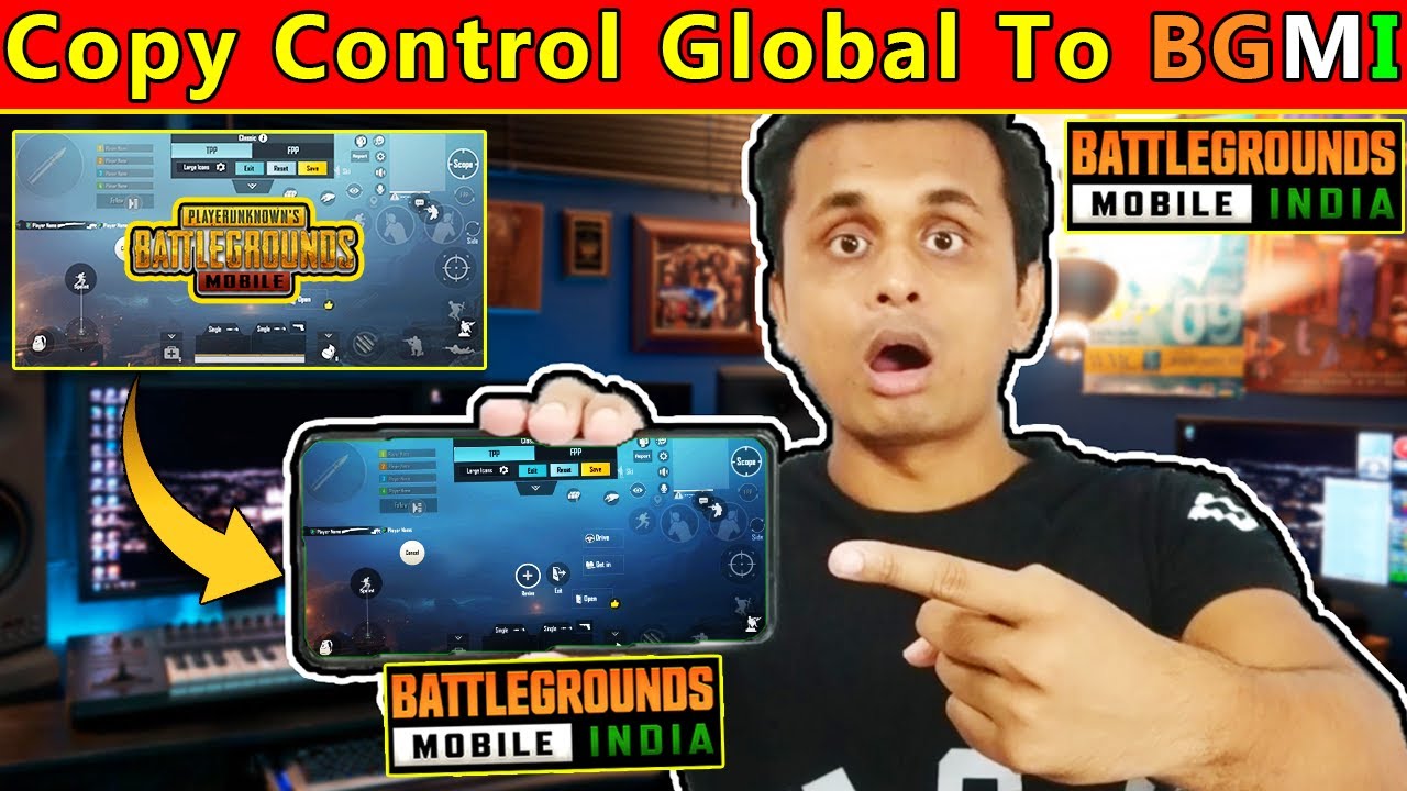 🔥How To Copy Control Layout From PUBG Mobile Global To BGMI ...