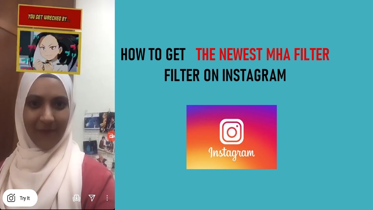 HOW TO GET THE NEWEST MHA FILTER FILTER ON INSTAGRAM - YouTube