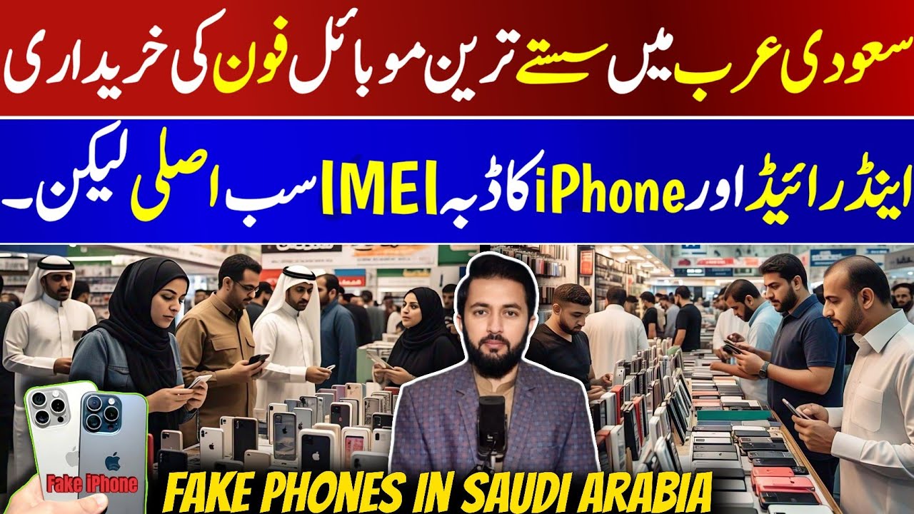 Real Vs Fake iPhone in Saudi Arabia | Fake Android Phones & Devices ...
