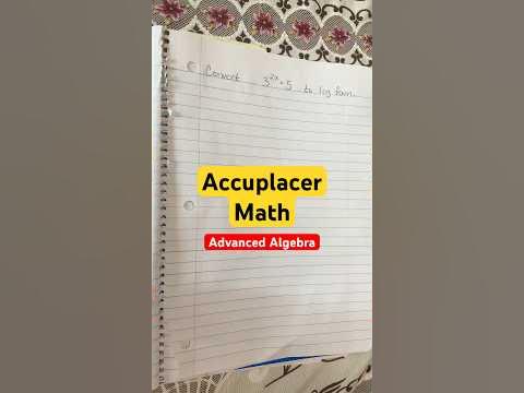 Accuplacer Math Test Prep | Advanced Algebra & Functions #accuplacer # ...