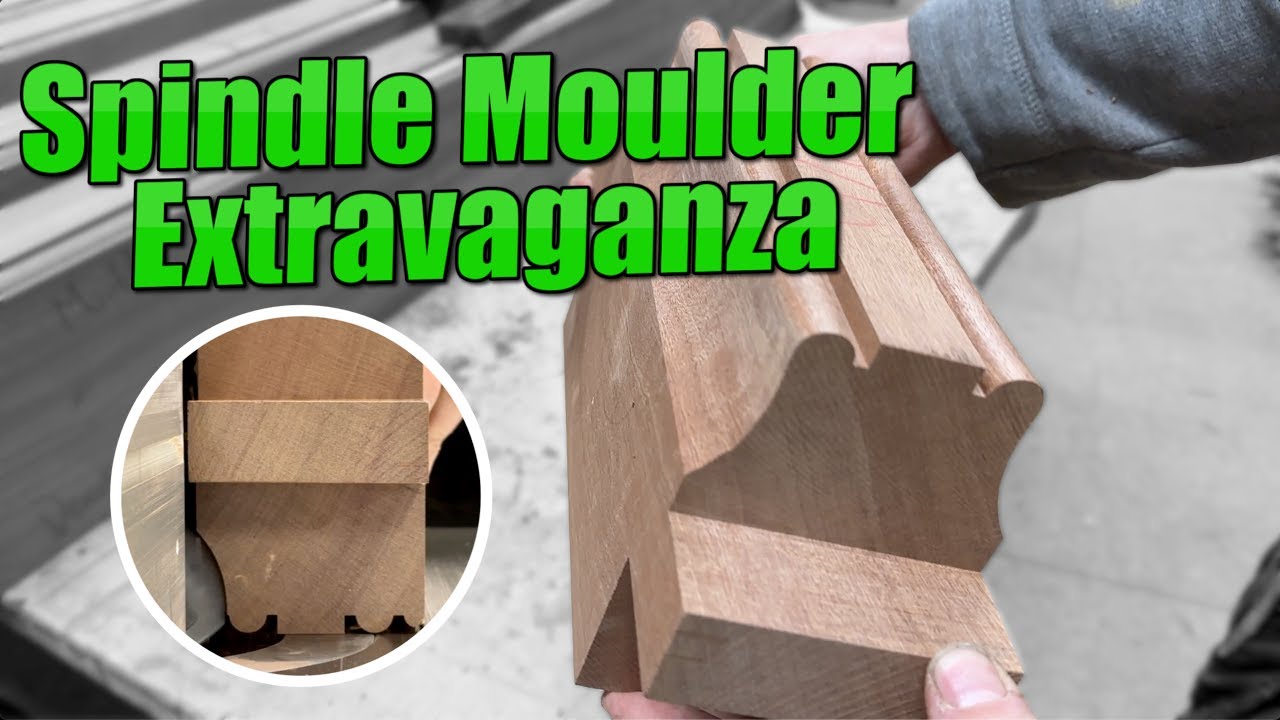 Spindle Moulding on the £10,000 door frame - YouTube