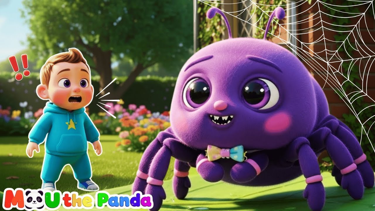 Oh No! Rain! 🌧️ The Itsy Bitsy Spider Song for Toddlers | Mau The Panda ...