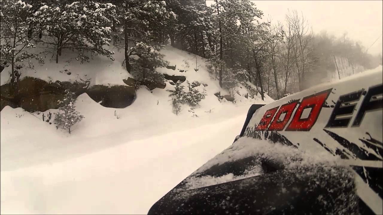 RZR IN SNOW JAN 2016 - YouTube