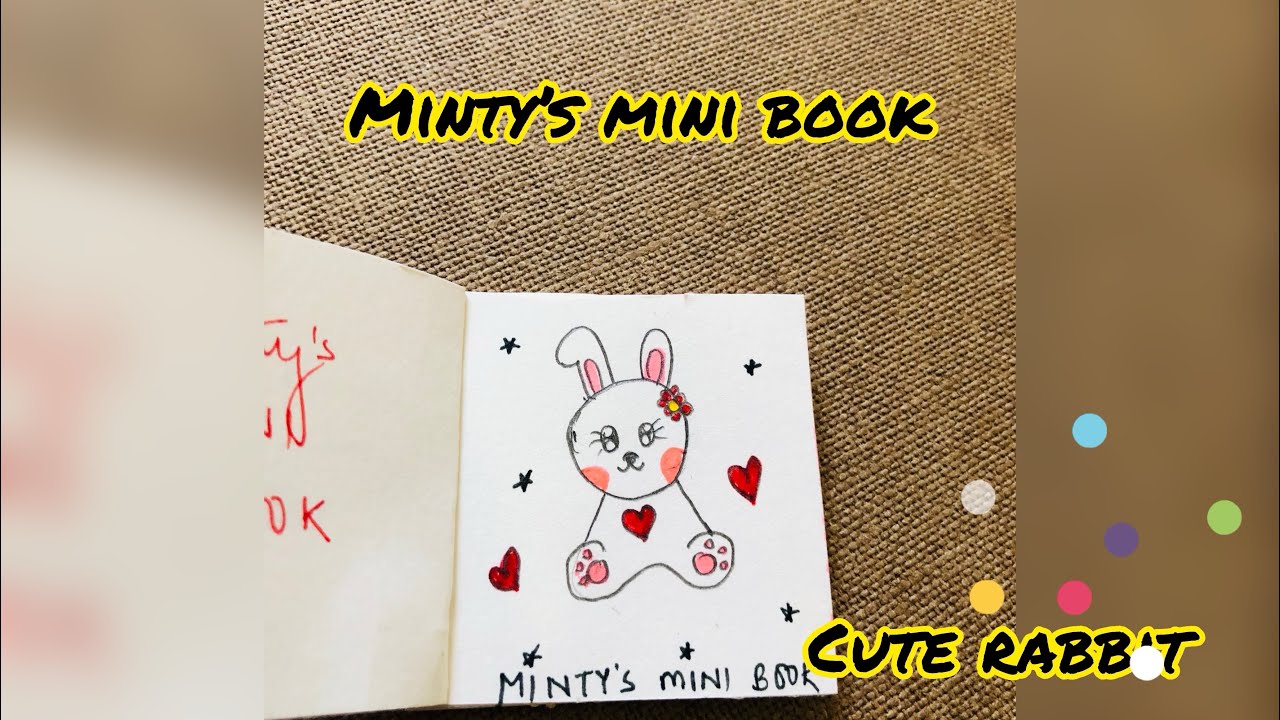 Minty mini drawing book #cute easy rabbit #mini bunny #mini book ...