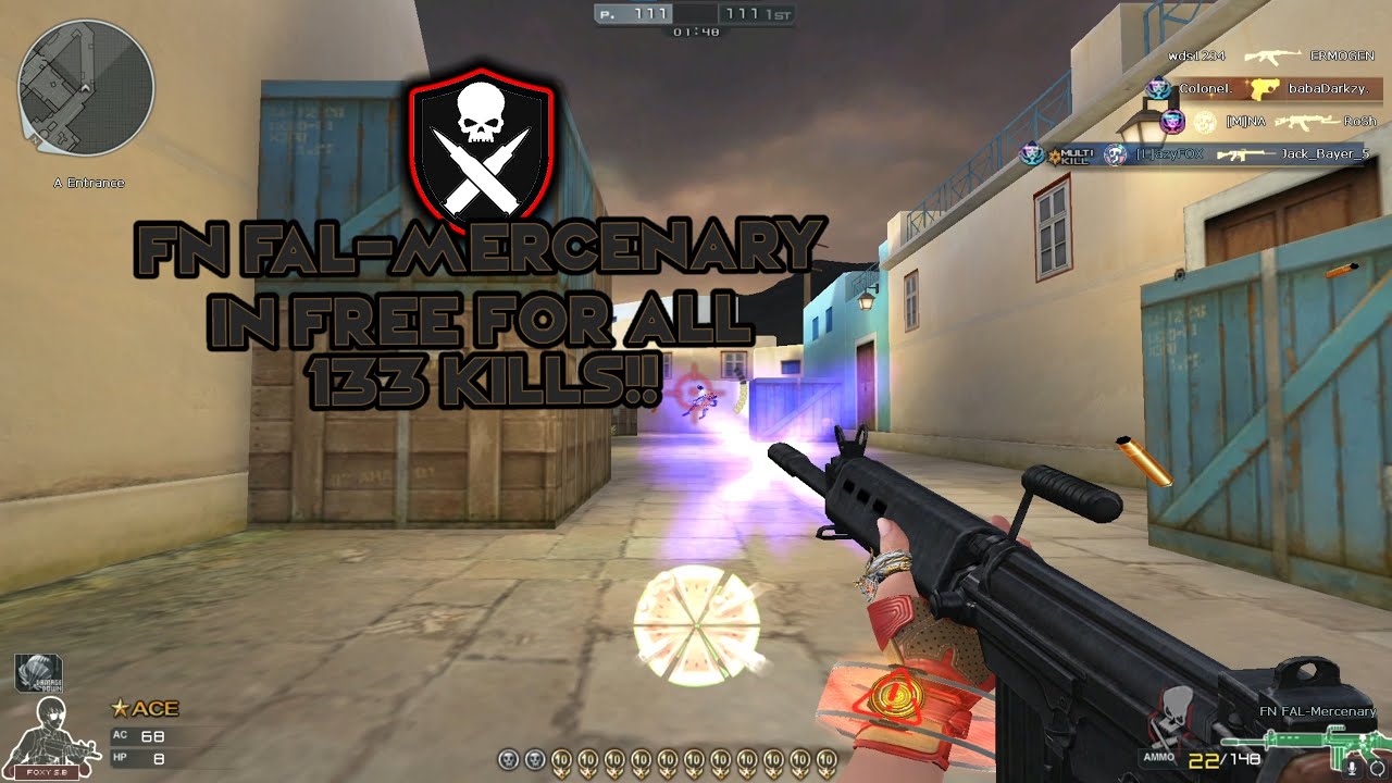 Crossfire West | FN Fal-Mercenary [ Free for All] - YouTube