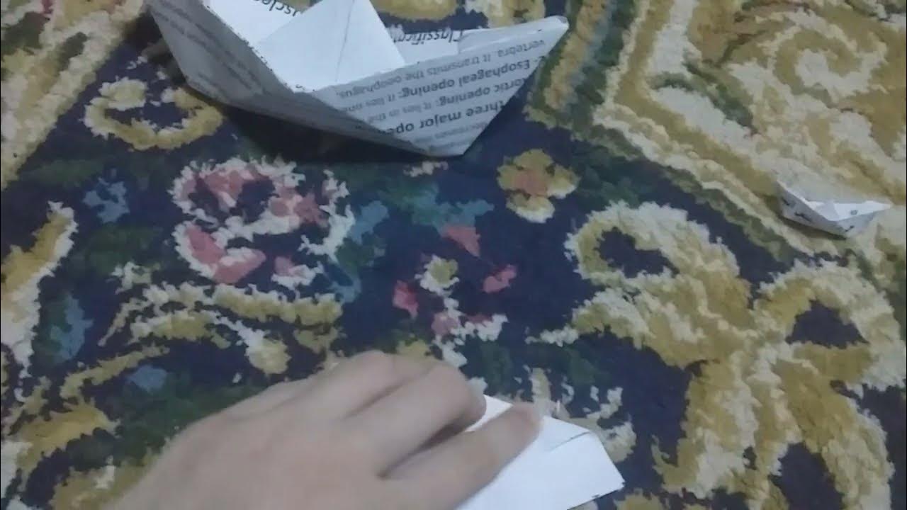 طريقه عمل سفينه بالورق سهل جدا📄 ️ Youtube